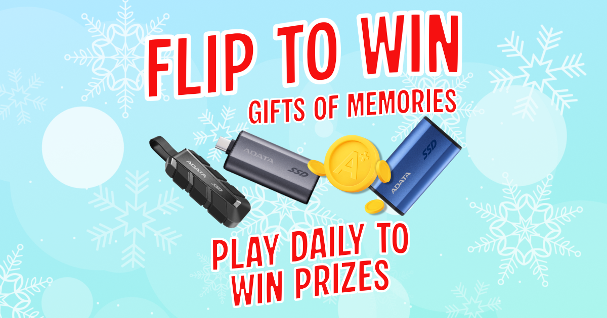 Flip to Win Gifts of Memories | ADATA A+ Member